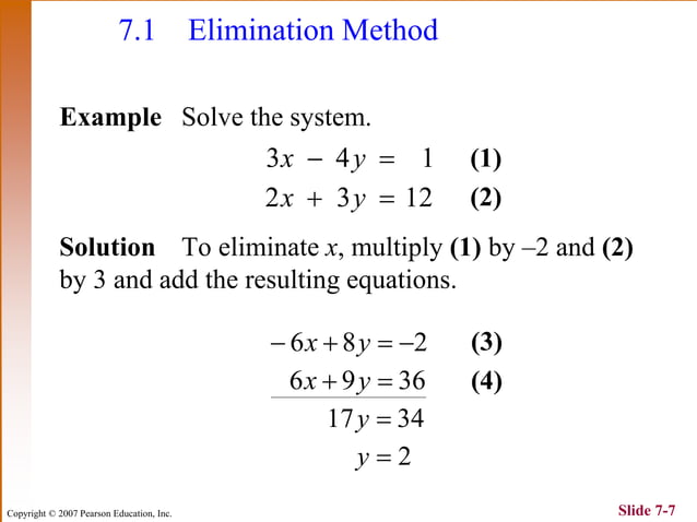 Systems of equations | PPTX