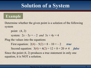 ppt presentation on the topic systems of equations.ppt