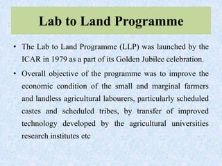 Systems of extension in india | PPTX