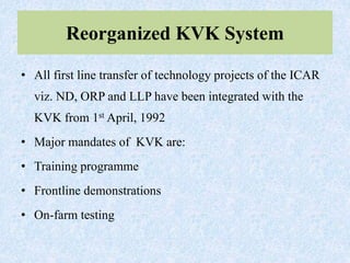 Systems of extension in india | PPT