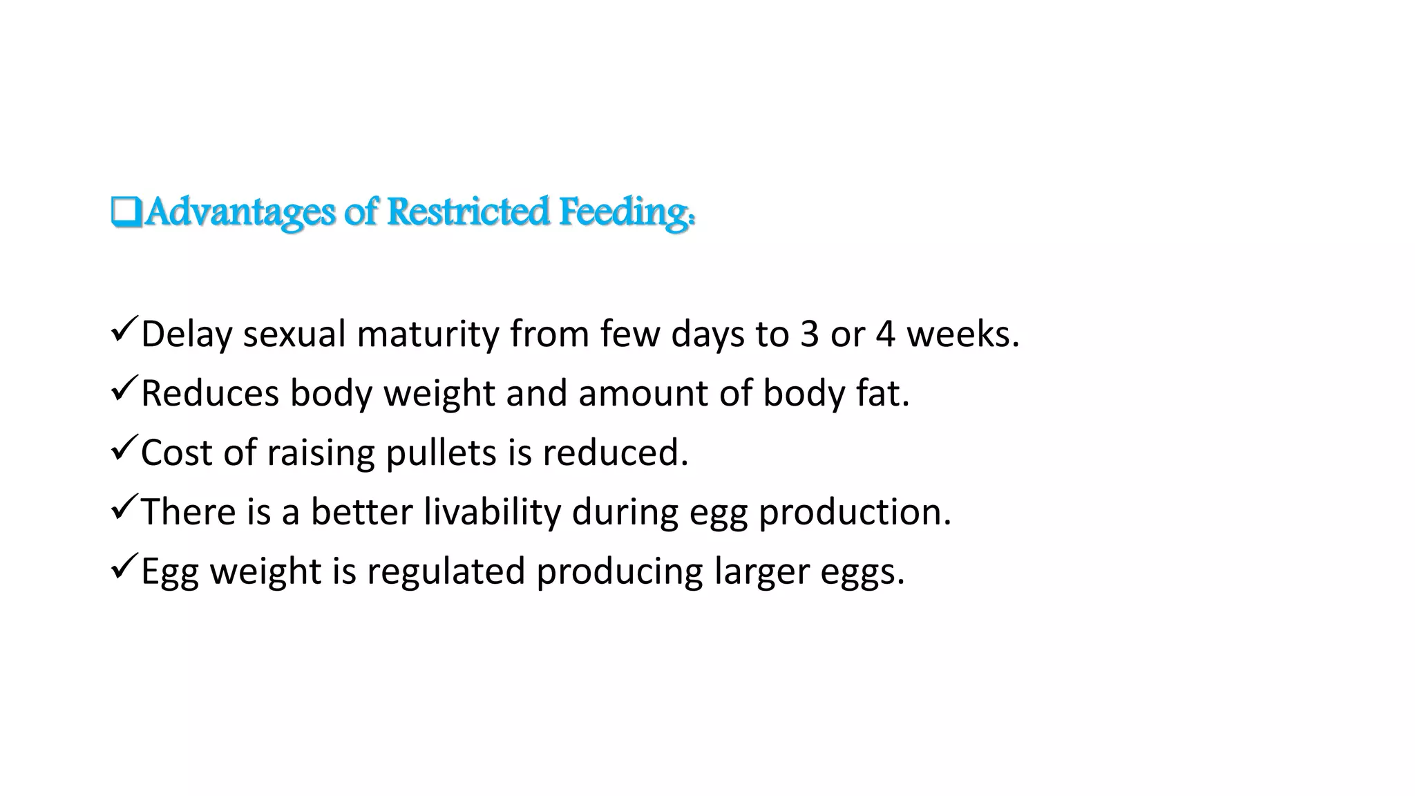 Systems of feeding poultry | PPTX