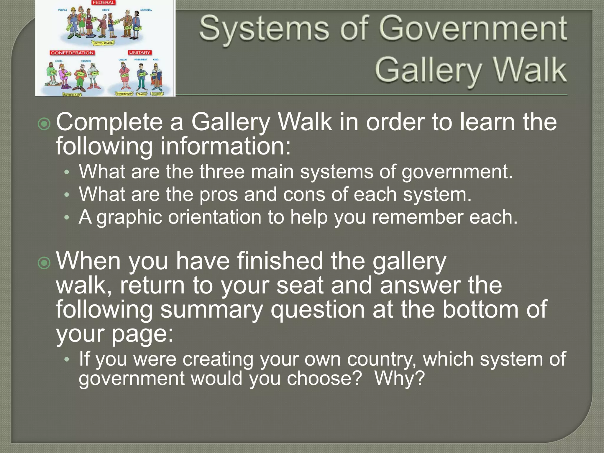 Systems of government | PPTX