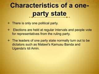 Systems of Government | PPTX