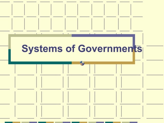Systems of government powerpoint (unitary, confederation, federal ...