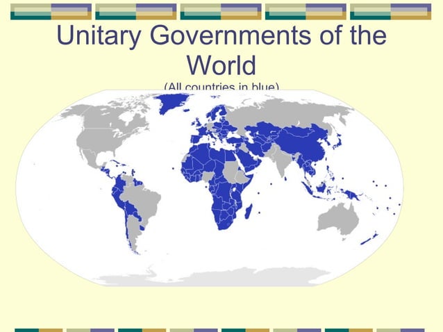 Systems of government powerpoint (unitary, confederation, federal ...