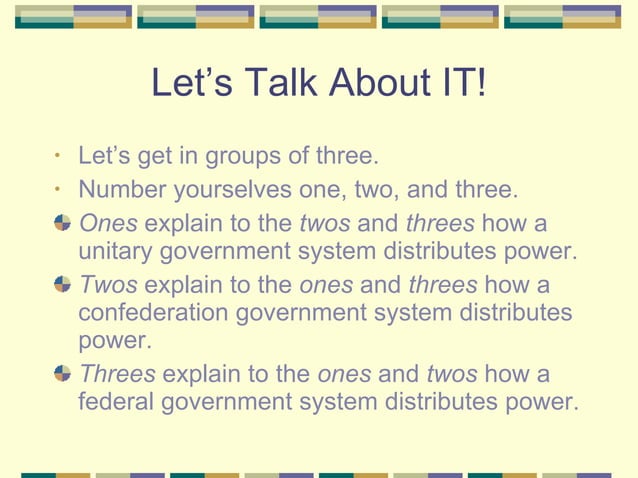 Systems of government powerpoint (unitary, confederation, federal ...