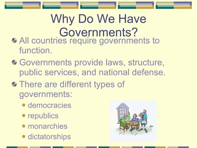 Systems of government powerpoint (unitary, confederation, federal ...