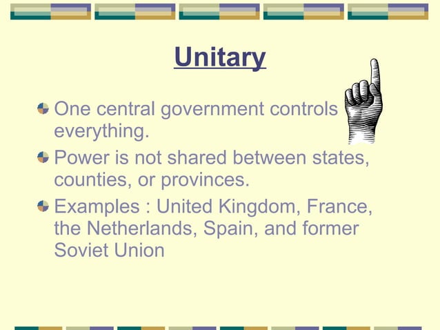 Systems of government powerpoint (unitary, confederation, federal ...