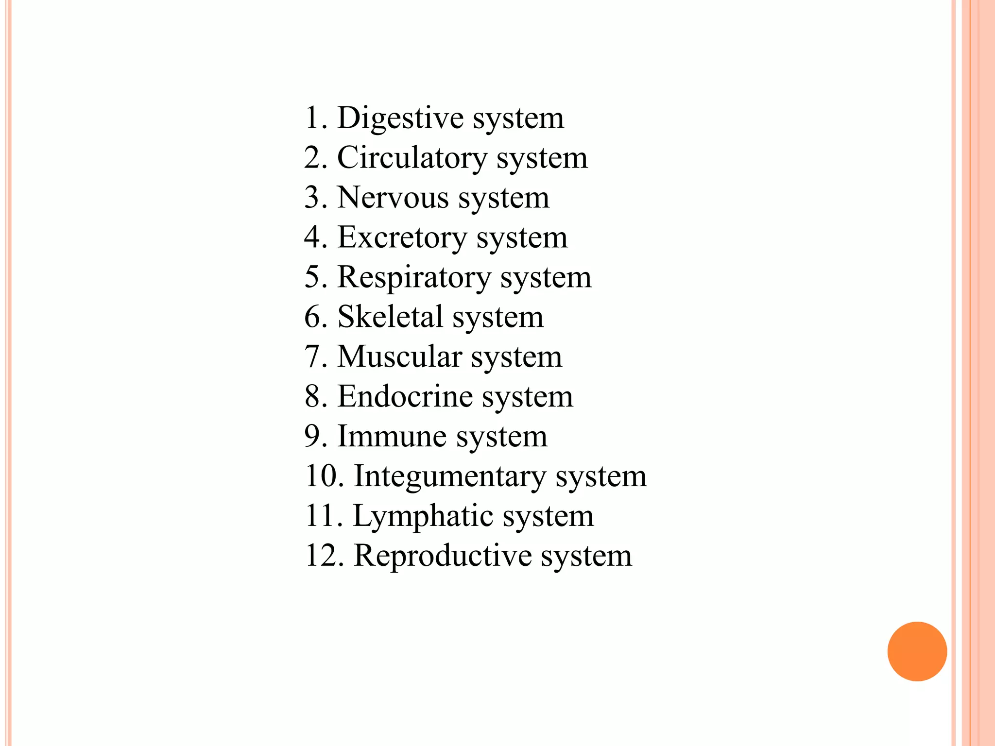 Systems of human body | PPTX