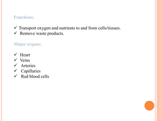 Systems of human body | PPTX