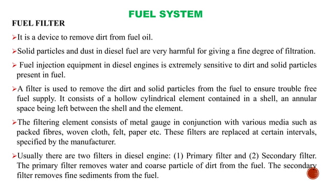 SYSTEMS OF IC ENGINE- Fuel System.pptx
