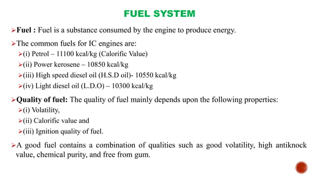SYSTEMS OF IC ENGINE- Fuel System.pptx