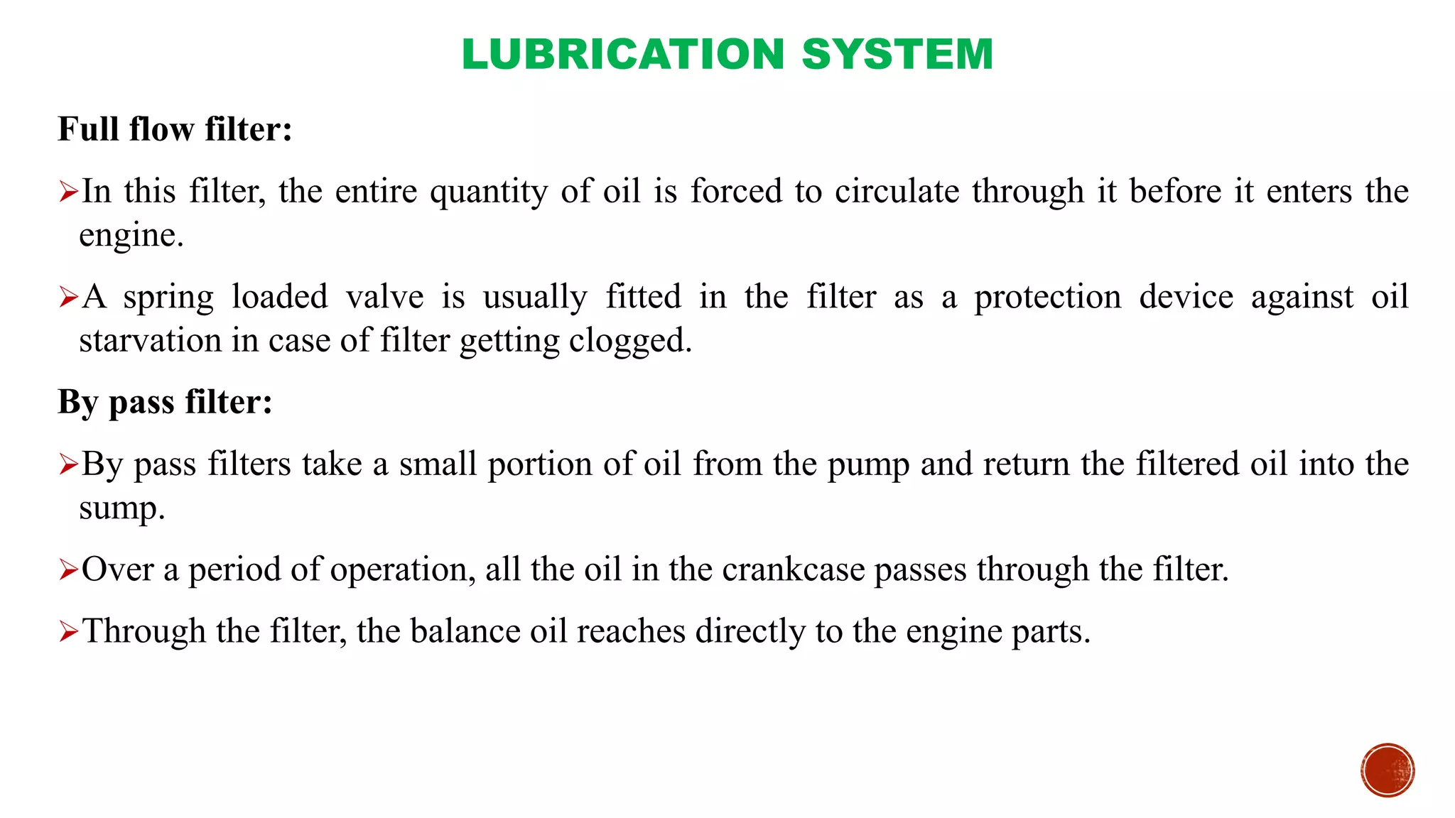 SYSTEMS OF IC ENGINE- Lubrication System.pptx