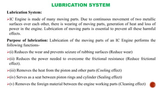 SYSTEMS OF IC ENGINE- Lubrication System.pptx