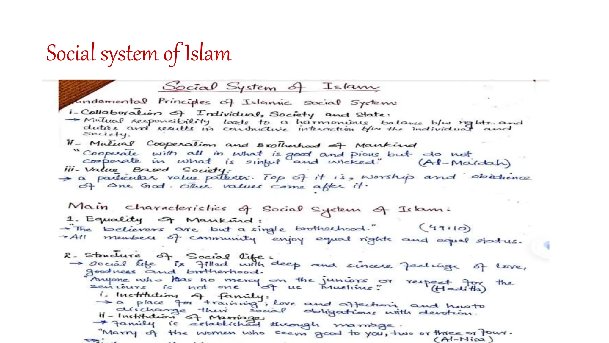 SYSTEMS OF ISLAM , islamic economic system | PPT
