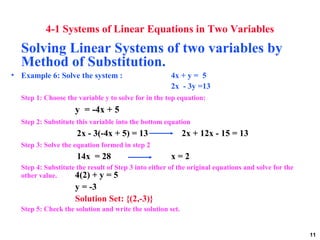 Systems of linear equations | PPT | Free Download