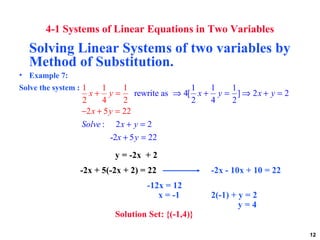 Systems of linear equations | PPT | Free Download