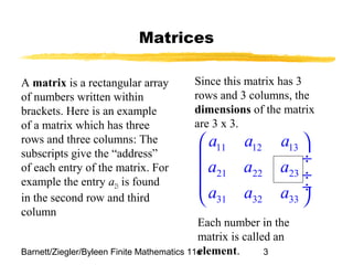 Systems of linear equations and augmented matrices | PPT