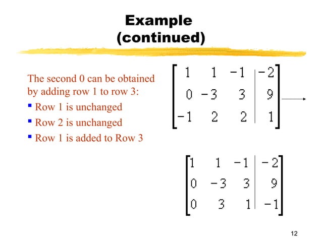 Systems of linear equations; matrices | PPT