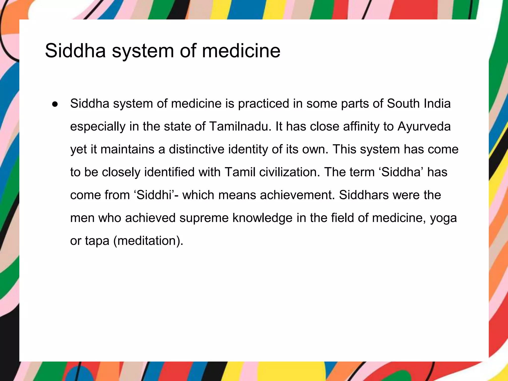 SYSTEMS OF MEDICINE AND HEALTH CARE.pptx