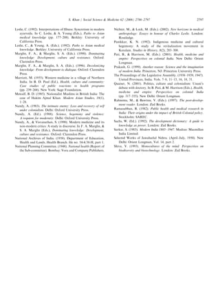 Systems of medicine n nationalist discourse in india new horizons in ...