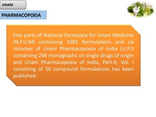 Systems of medicine- Unani system and its role in Pharmacognosy | PPTX