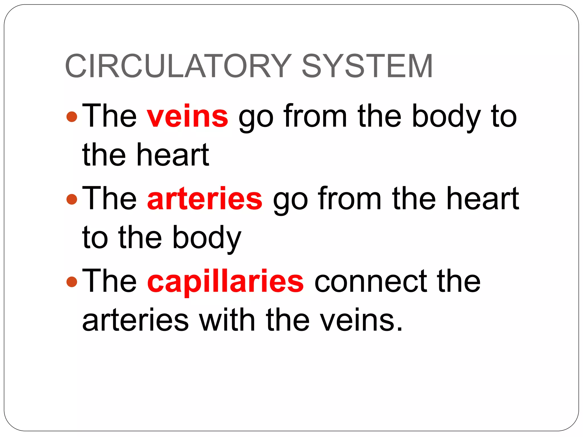 Systems of the nutrition circulatory and excretory system | PPT