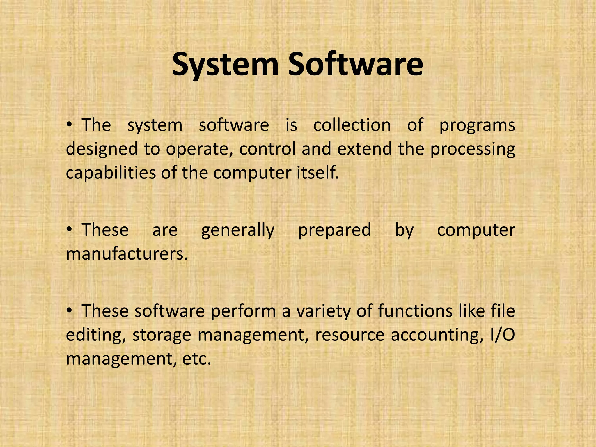 System software | PPTX