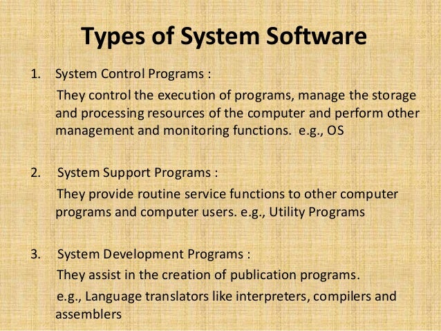 System software