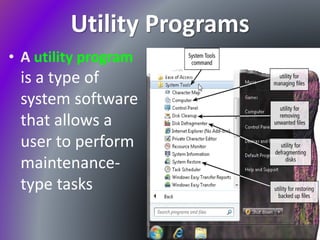 System software | PPTX | Operating Systems | Computer Software and ...