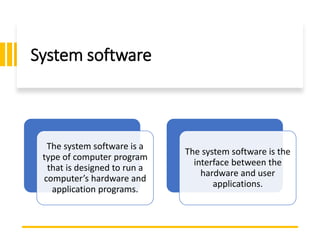 System software | PPTX