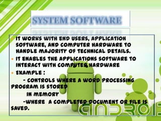 System software 1 | PPTX