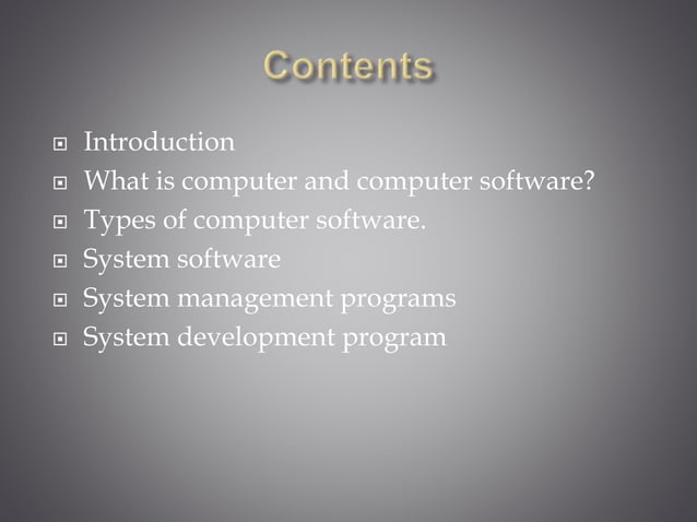 System software | PPT