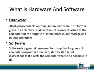 System software and Application software | PPT