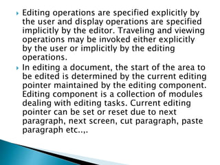 Text Editor in System software | PPTX