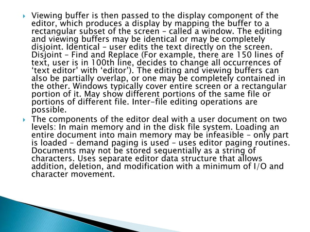 Text Editor in System software | PPTX