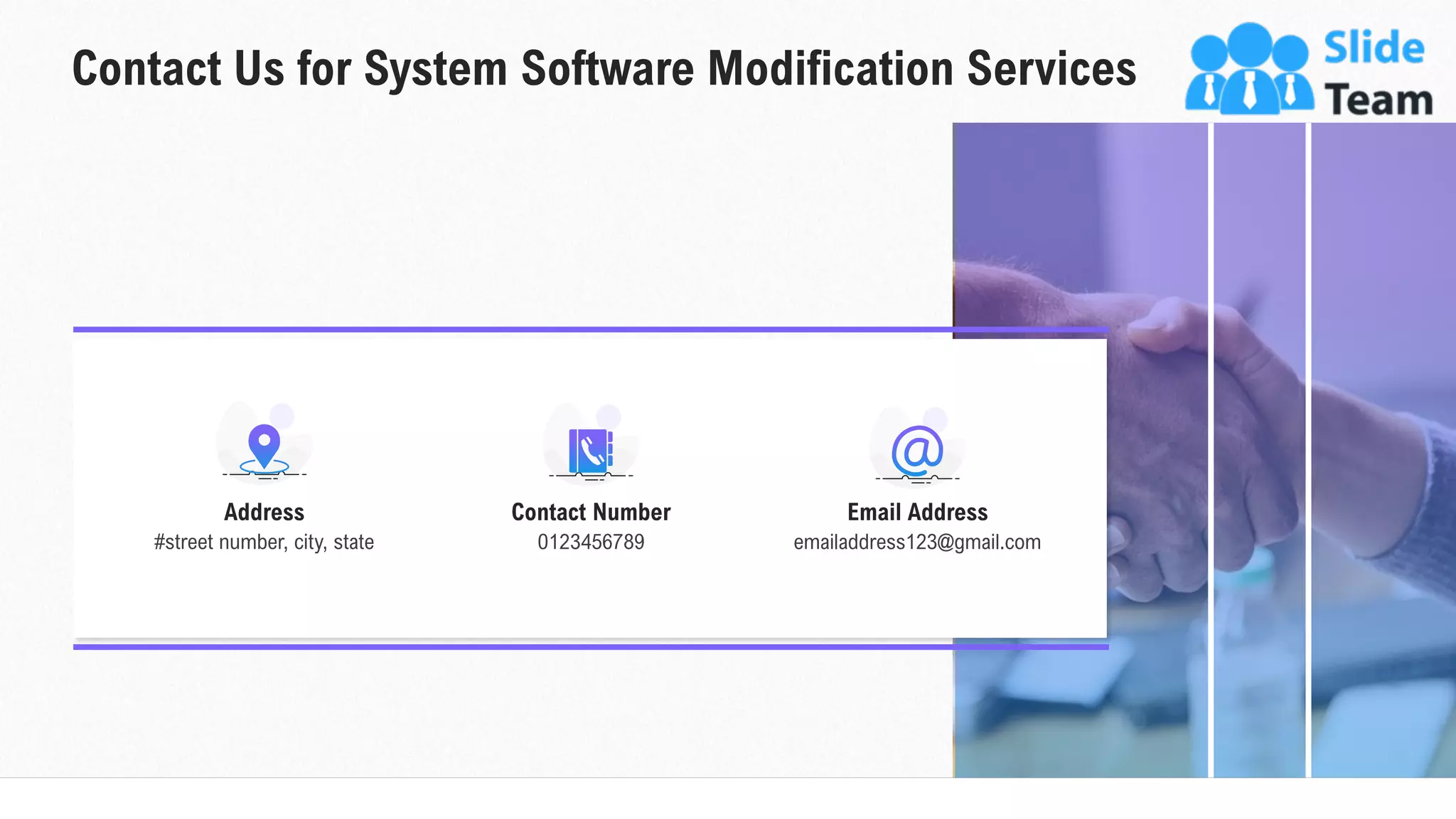 System Software Modification Proposal PowerPoint Presentation Slides | PPT