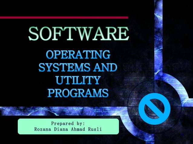 System software os system and utility ggood | PPT