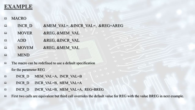 System Software Macro Expansionnested Macro Calls Ppt