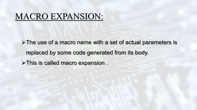 System Software Macro Expansionnested Macro Calls Ppt 