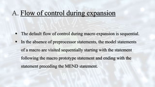 System software - macro expansion,nested macro calls | PPTX