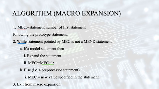 System Software Macro Expansionnested Macro Calls Pptx Programming Languages Computing