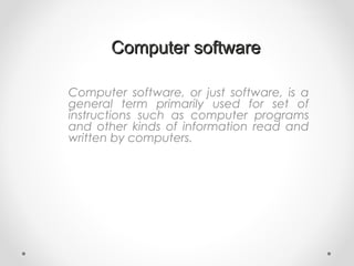 System Software vs.Application Software | PPT