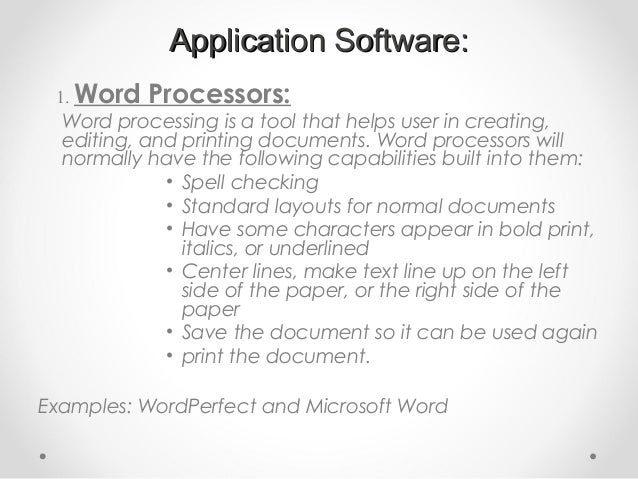 System Software vs.Application Software