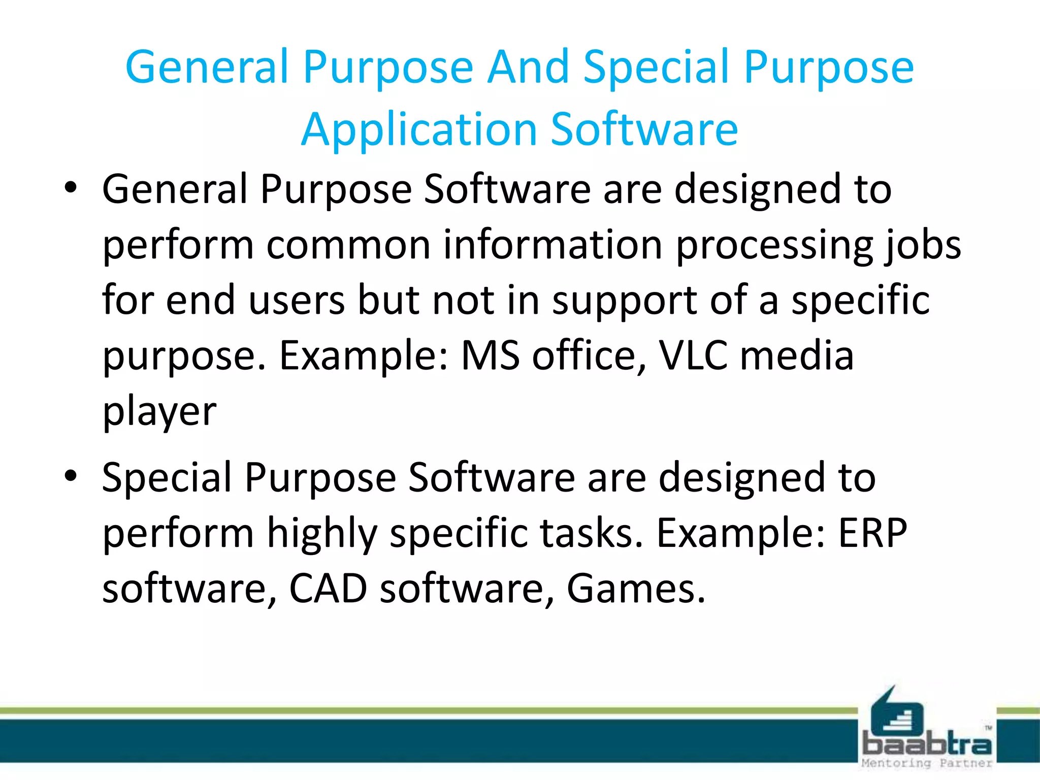 System software vs application software | PPTX