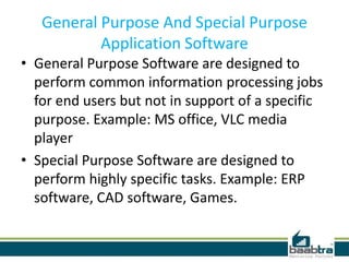 System software vs application software | PPTX