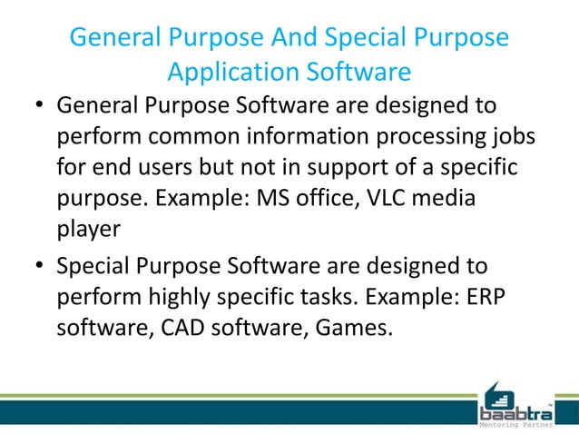 System software vs application software | PPT