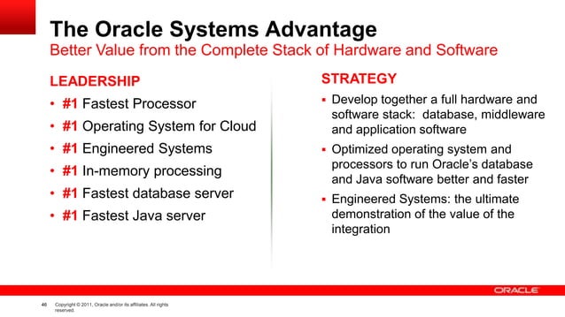 Systems oracle overview_hardware | PPTX | Databases | Computer Software and Applications