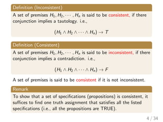 System Specification and Satisfiability problems | PDF