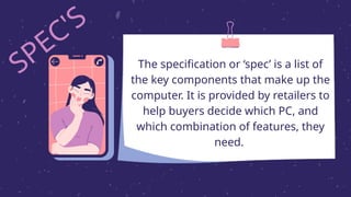SYSTEM SPECIFICATION lesson 2 grade 12.pptx